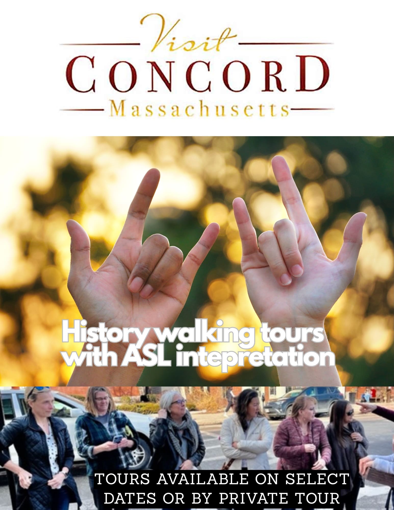 History Walking Tours with ASL interpretation - Merrimack Valley Massachusetts
